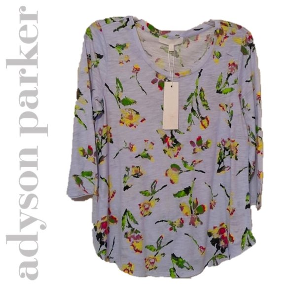 Adyson Parker | Tops | Nwt Adyson Parker Rose Top | Poshmark